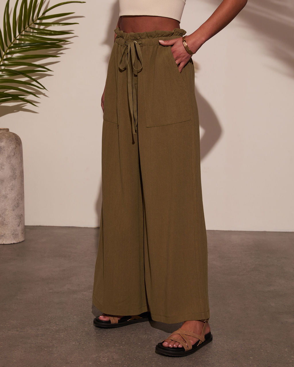 Journey On Linen Drawstring Pants – VICI