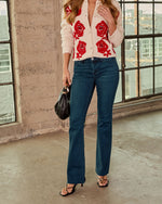 Caulette Super Stretch Flare Jeans – VICI