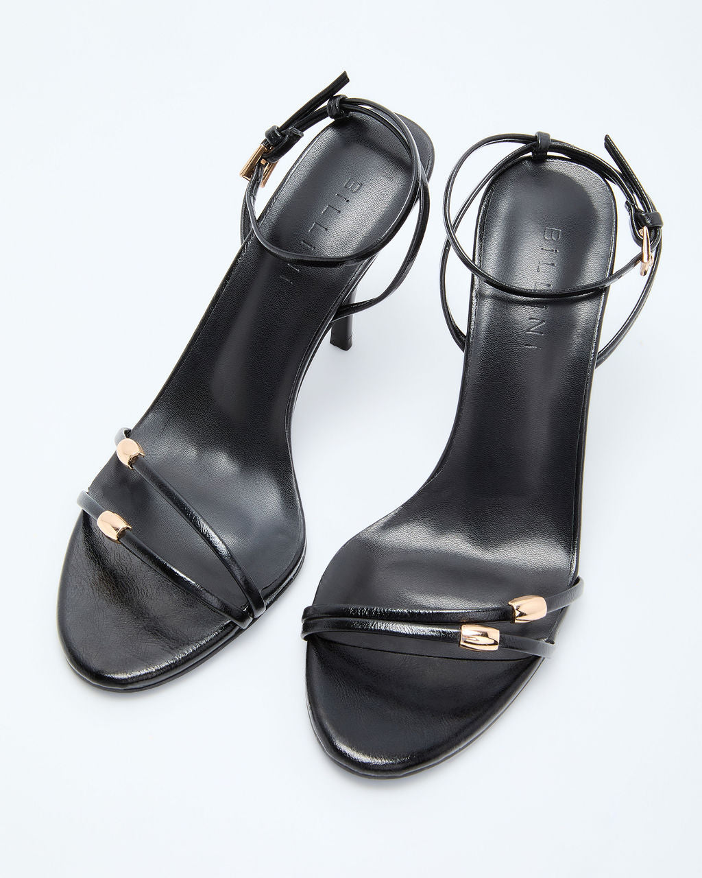Lenden Gold Hardware Strappy Heels – VICI