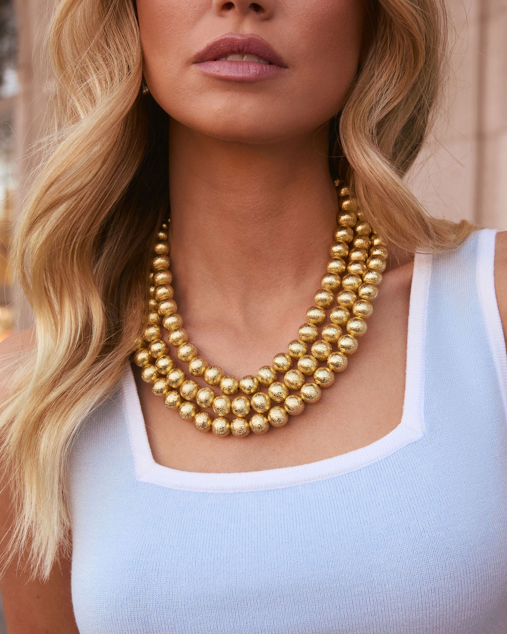 Posh Pulse Layered Chunky Necklace – VICI