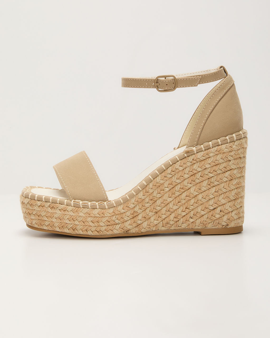Vivvy Raffia Wedge Sandal – VICI