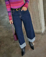 Alida Super Stretch High Rise Wide Leg Jeans – VICI