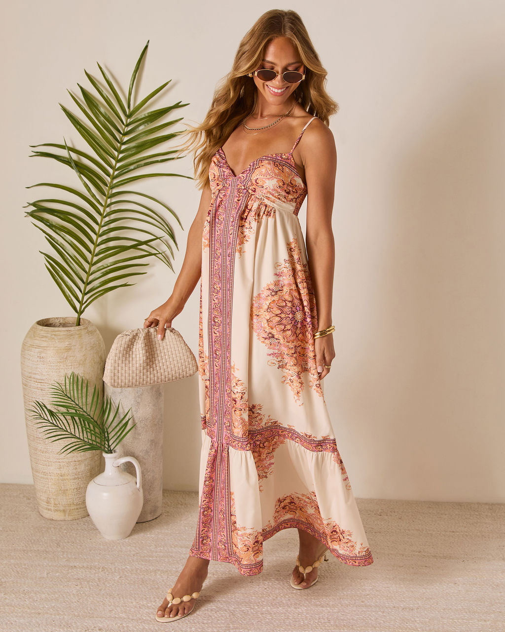 Terracotta Dream Babydoll Maxi Dress – VICI