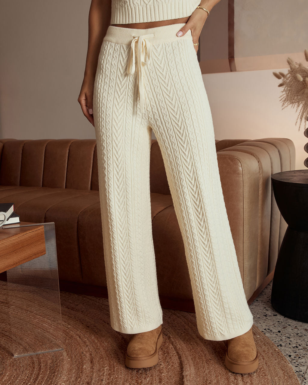 Sukkie Cable Knit High Rise Bottoms – VICI
