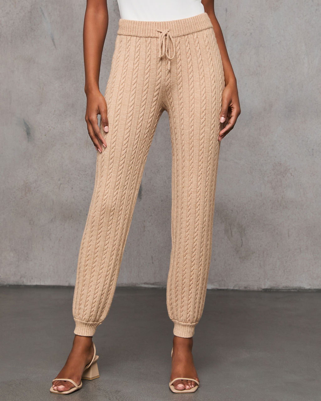 Cuddle Me High Rise Knit Pant – VICI