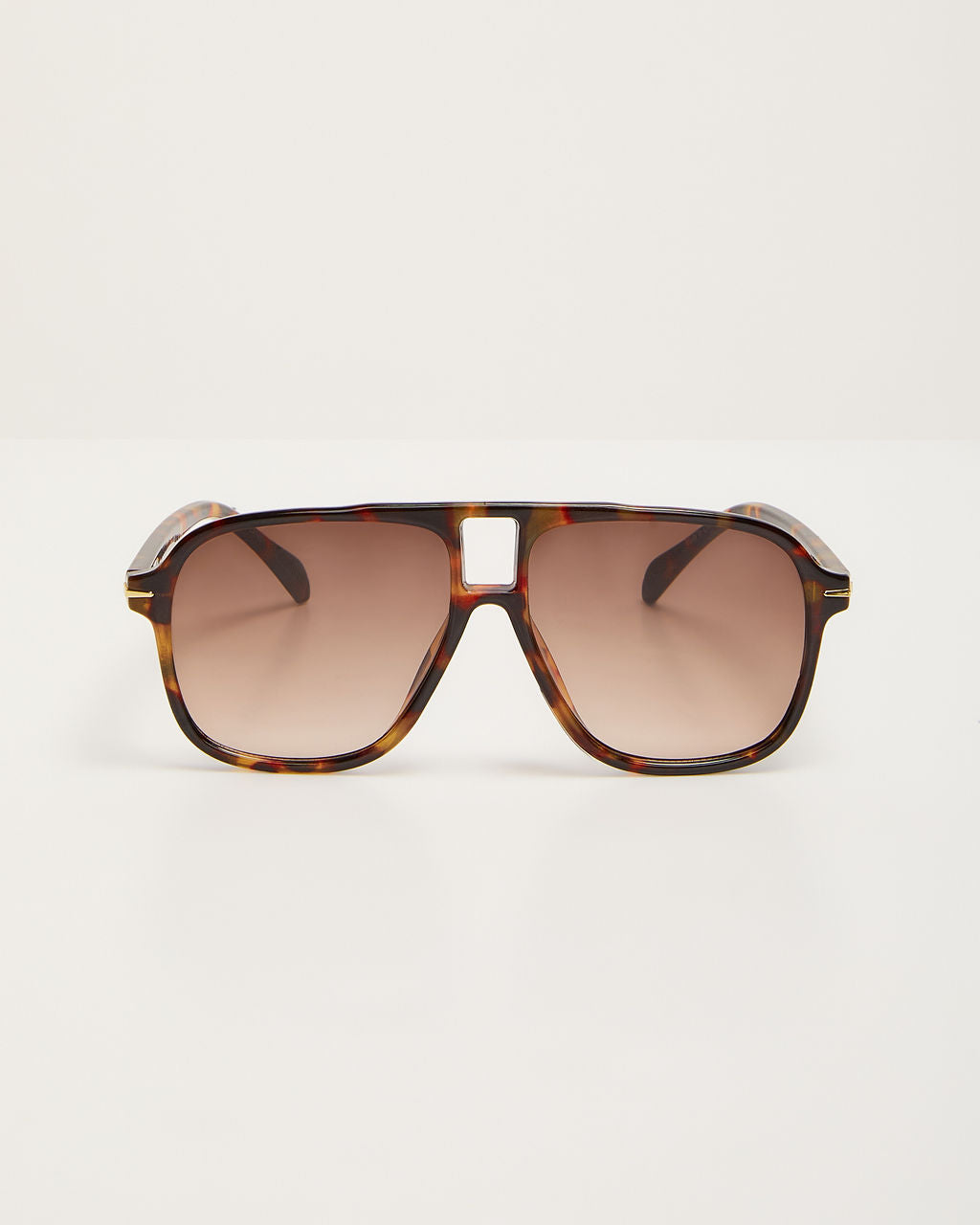 Capriana Large Tortoise Aviator Sunglasses – VICI
