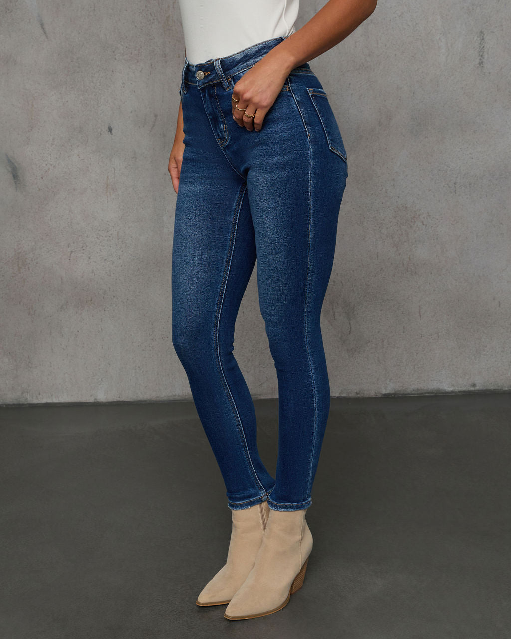 Perry Super Stretch High Rise Skinny Jeans – VICI