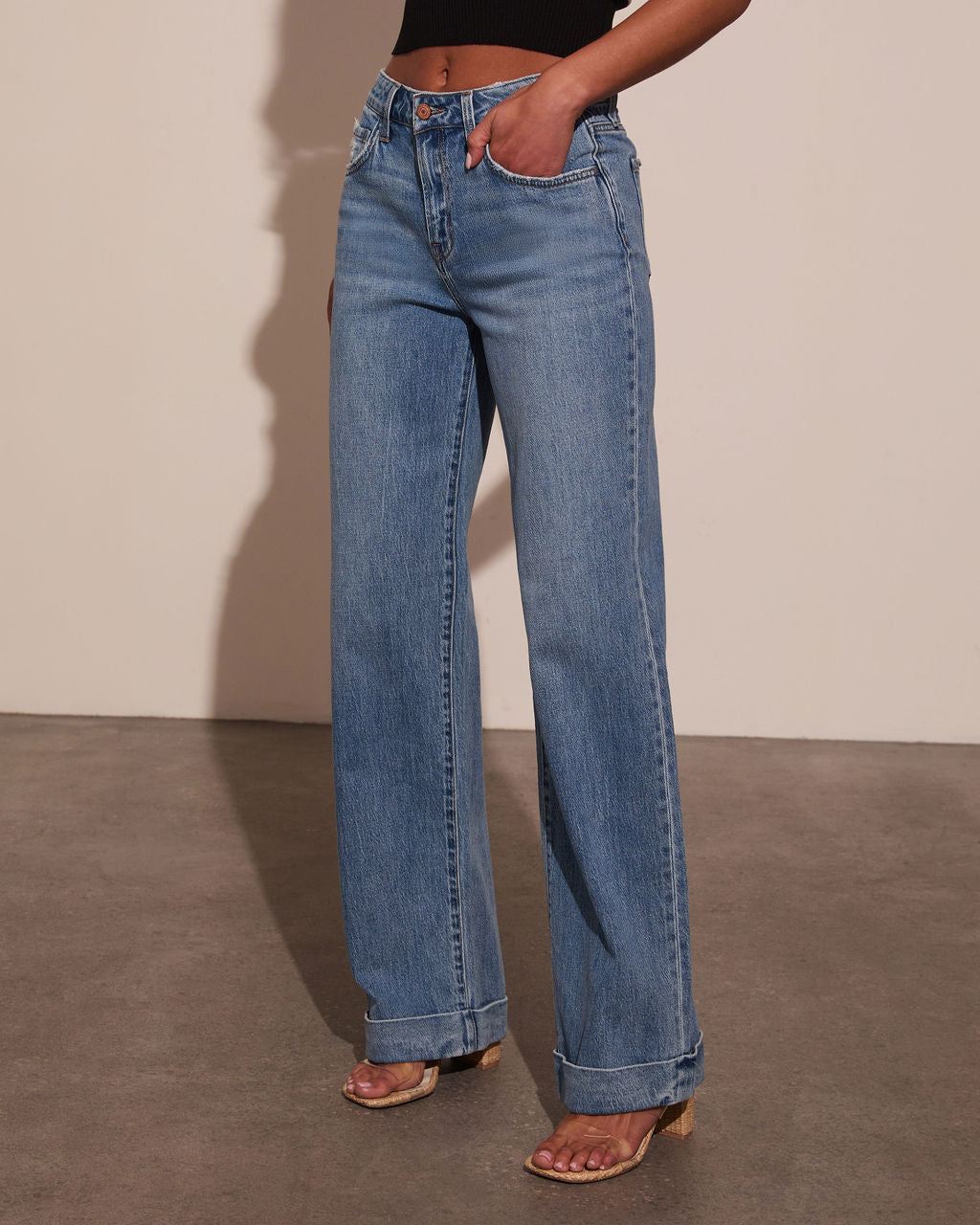Mellow Muse Rigid Wide Leg Jeans – VICI