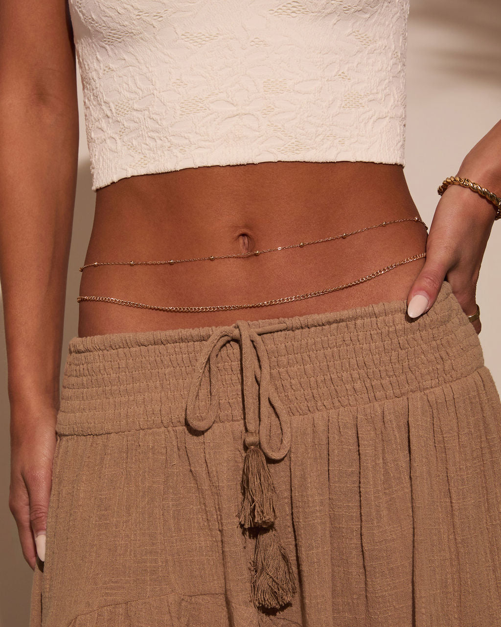 Myah Layered Belly Chain – VICI