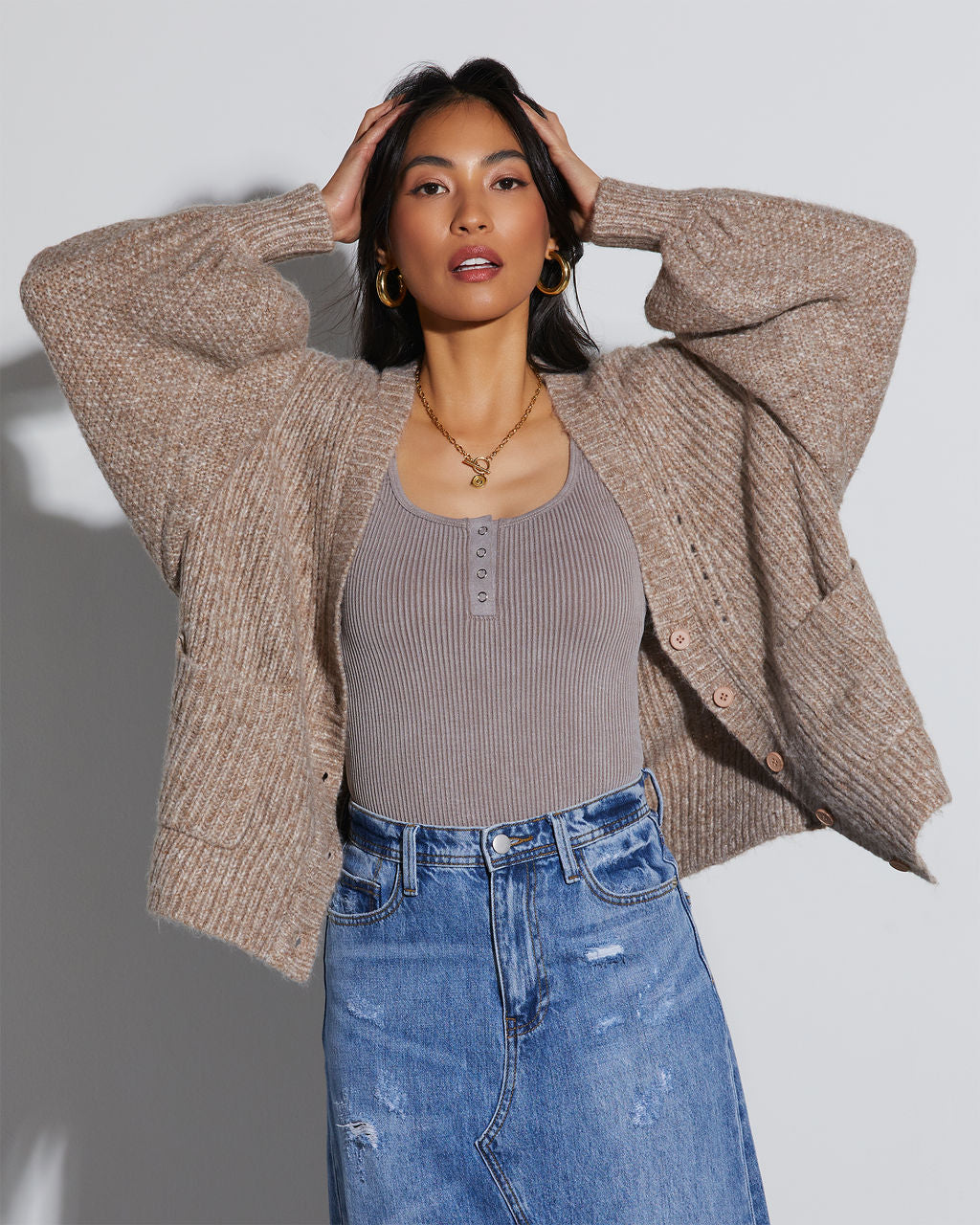 Fayden Oversized Cardigan – VICI