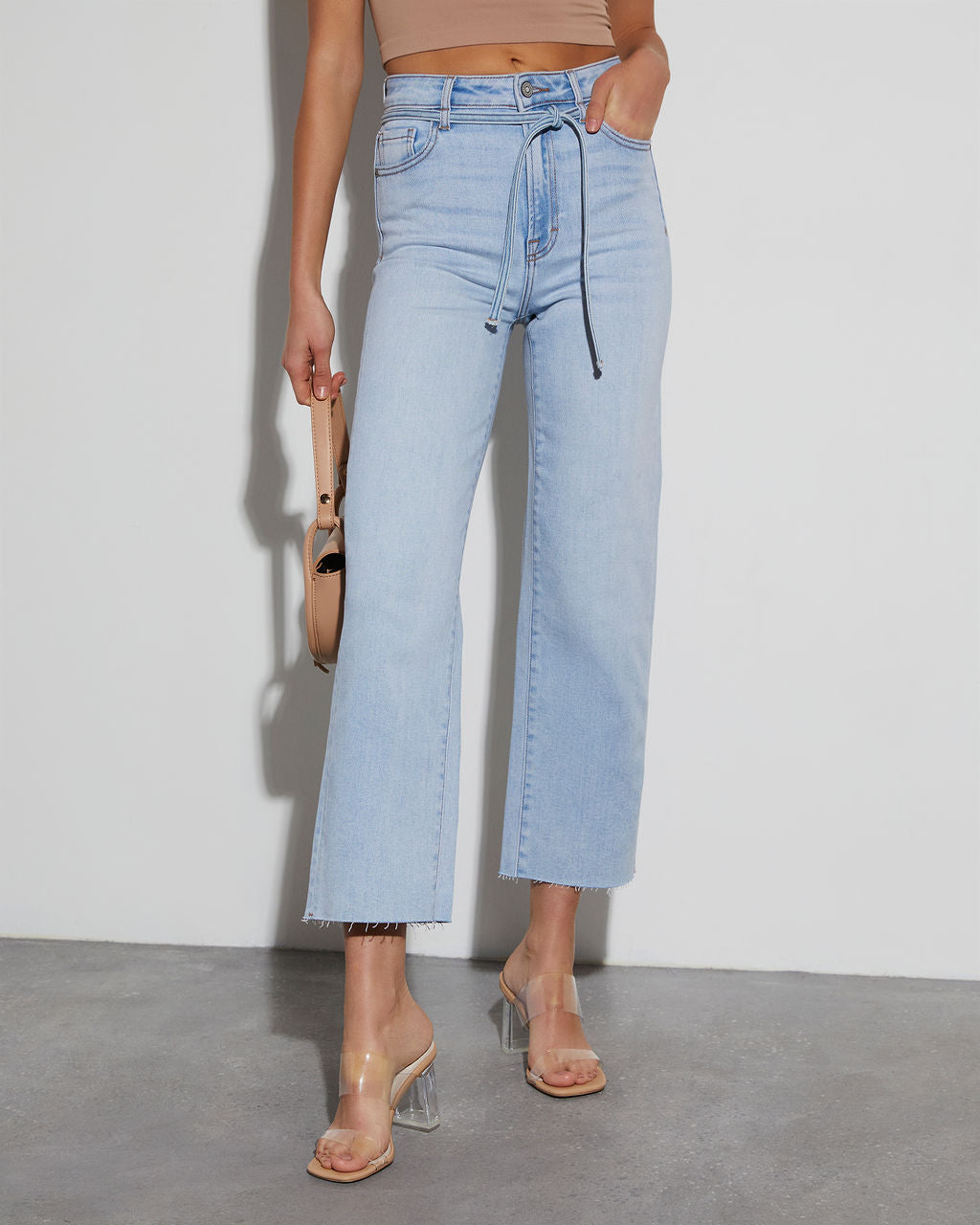 Fitzpatrick High Rise Belted Jeans – VICI