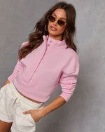 Cloud Kiss Partial Button Sweatshirt – VICI