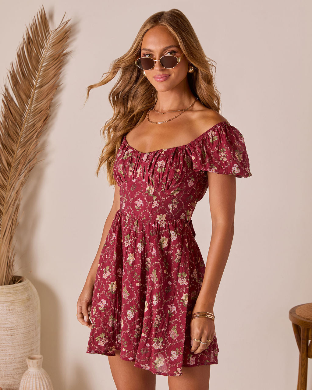 Adinna Scoop Neck Mini Dress – VICI