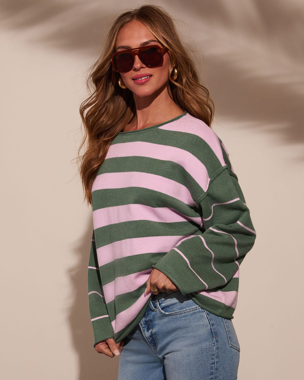 Carefree Dream Striped Sweater – VICI