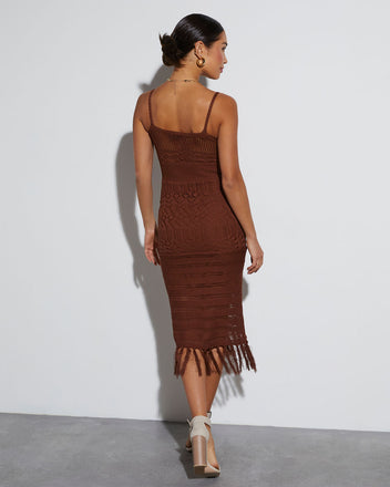 Paradise Cove Cover Up Crochet Knit Midi Dress – VICI