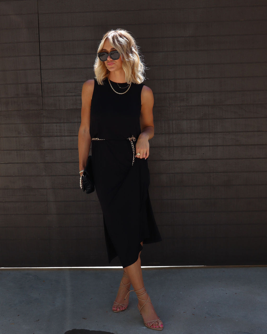 Dede Side Slit Midi Dress – VICI