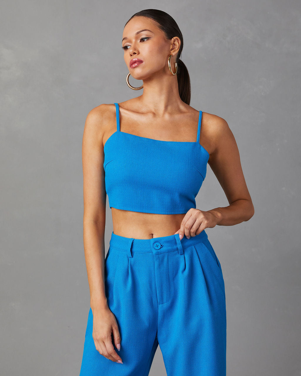 Tania Sleeveless Crop Top – VICI