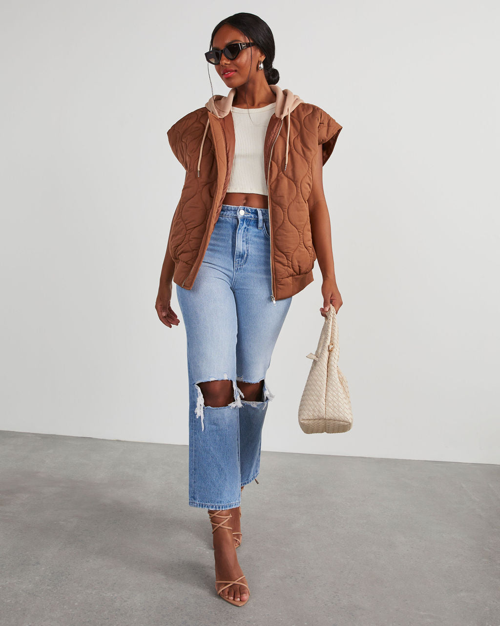 Fall And Forever Hooded Puffer Vest – VICI