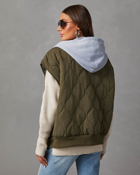 Fall And Forever Hooded Puffer Vest – VICI