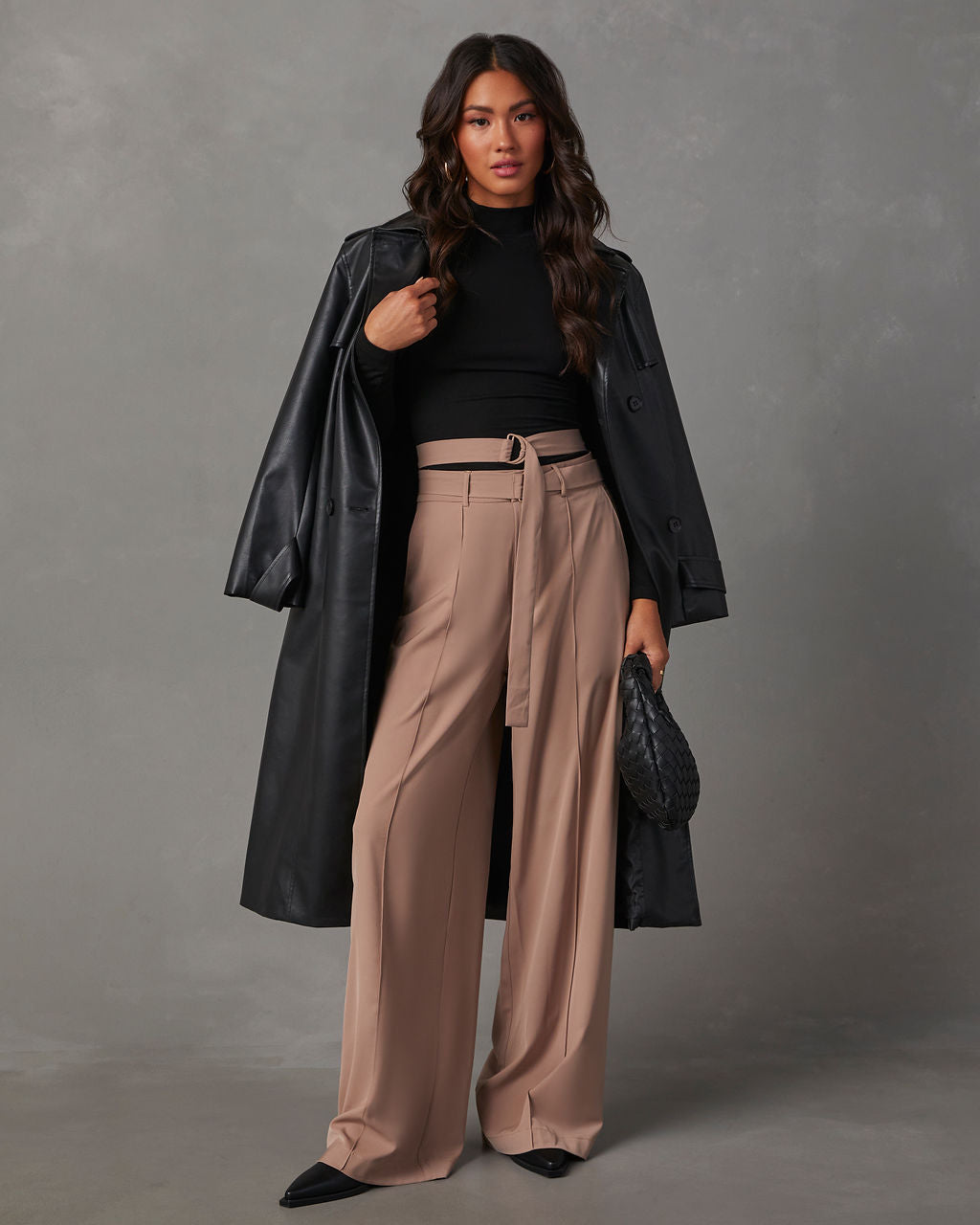 Juliana Double Belted Trouser Pants – VICI