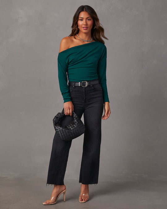 Karina Asymmetrical Crop Top – VICI