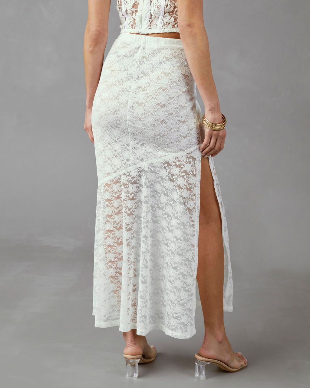 Yours Truly Lace Maxi Skirt – VICI
