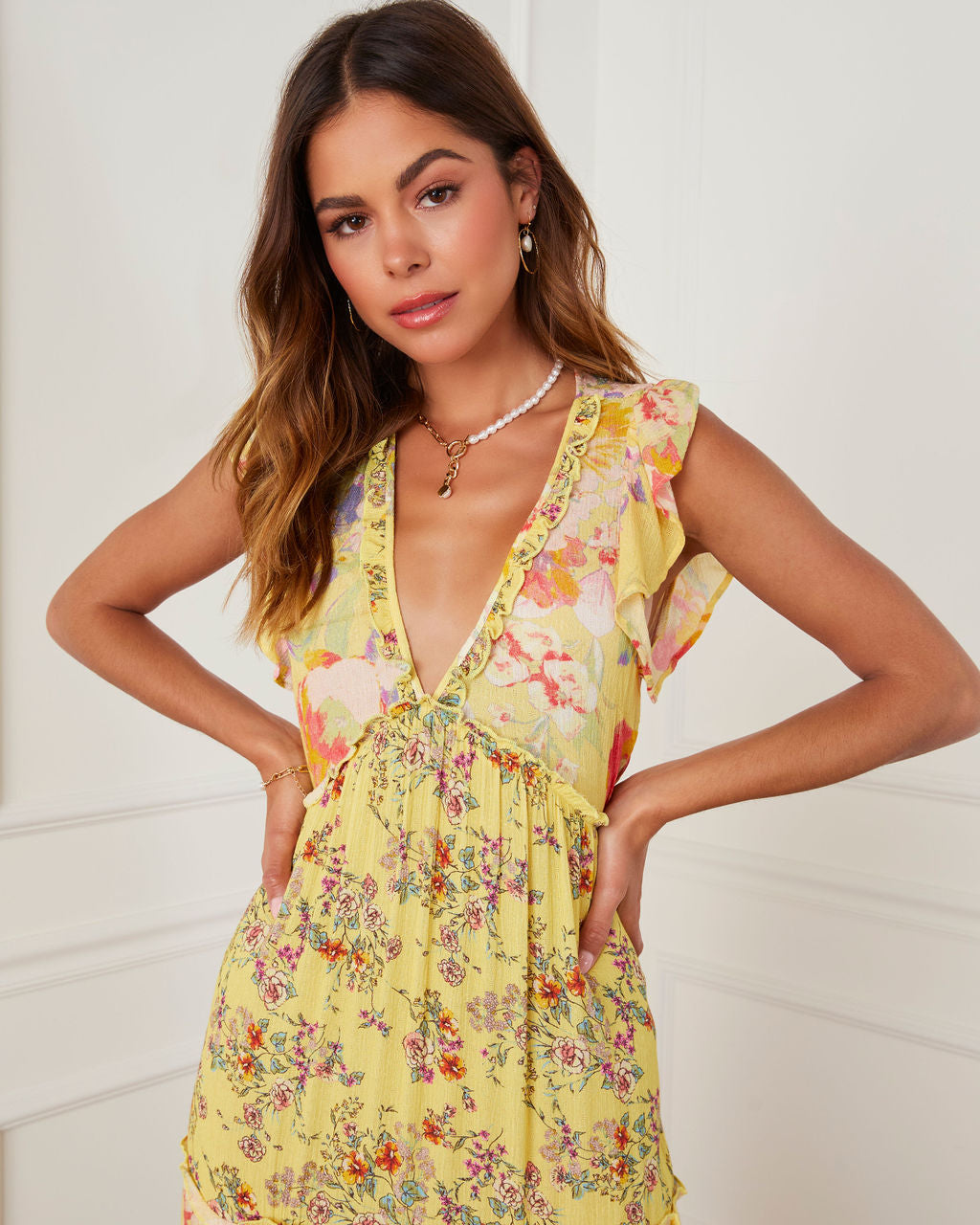Novalie Boho Tiered Maxi Dress – VICI